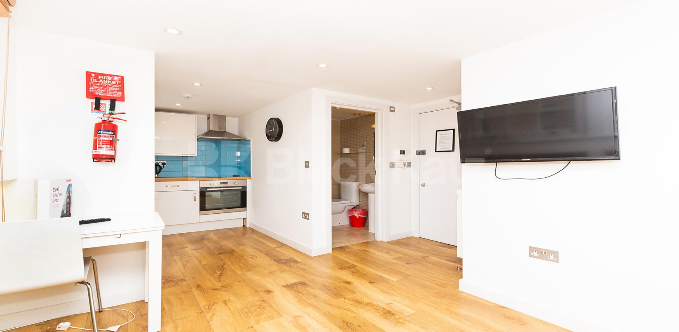 Stylish and luxurious bathroom Studio Apartment, Furnished Flat in Byng ...